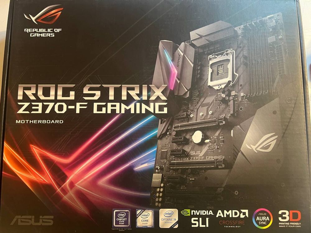 Motherboard Rog Strix Z370-F Gaming + intel i7 8700k | Kaufen auf Ricardo