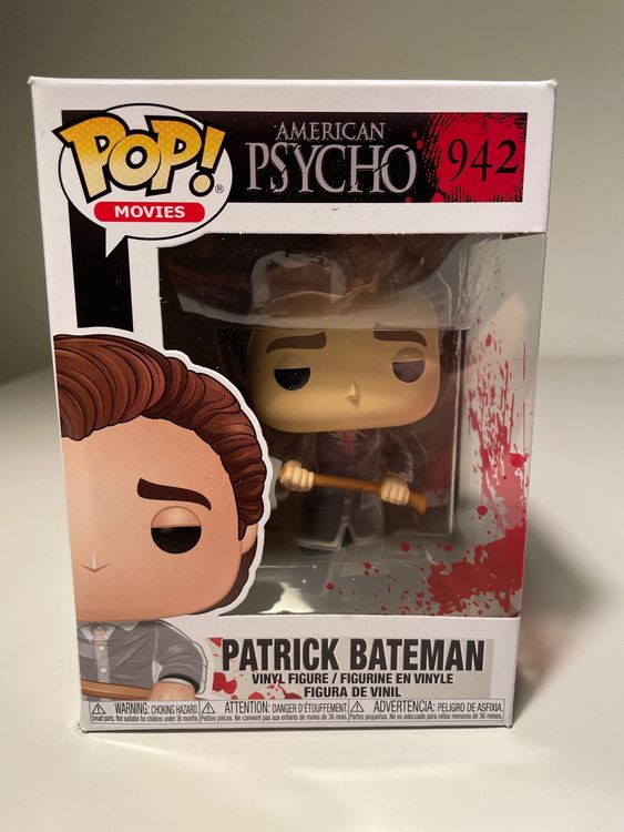 Funko Pop Patrick Bateman 942 American Psycho (Neu und originalverpackt ...