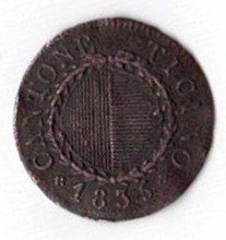 Kantonal Münze Tessin 1835 Denari Tre Fr 20.00 (Gebraucht) in Seedorf ...