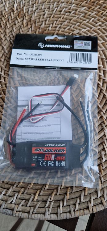Hobbywing Skywalker 60A Regler (Neu und originalverpackt) in Termen für CHF 20 – mit Lieferung ...