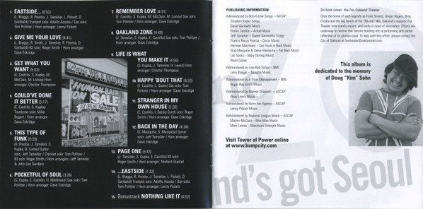 Tower Of Power OAKLAND ZONE Stephen "Doc" Kupka Jazz Funk CD (Gebraucht ...