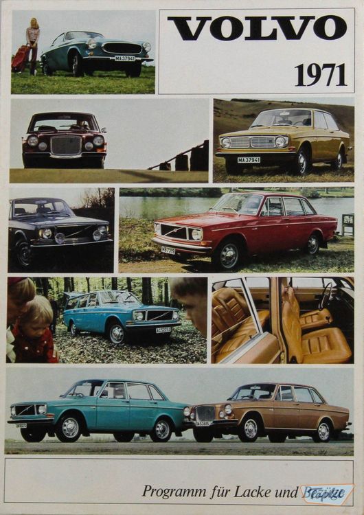 ORIGINAL FARB- & POLSTERKARTE VOLVO ALLE MODELLE - 1971 | Kaufen auf Ricardo