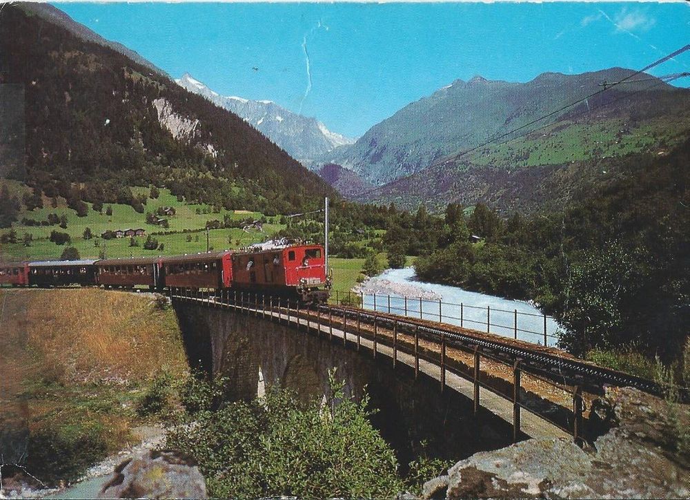 Furka-Oberalp-Bahn im Fieschertal bei Fiesch (Gebraucht) in Rothrist für CHF 1.2 – mit Lieferung ...