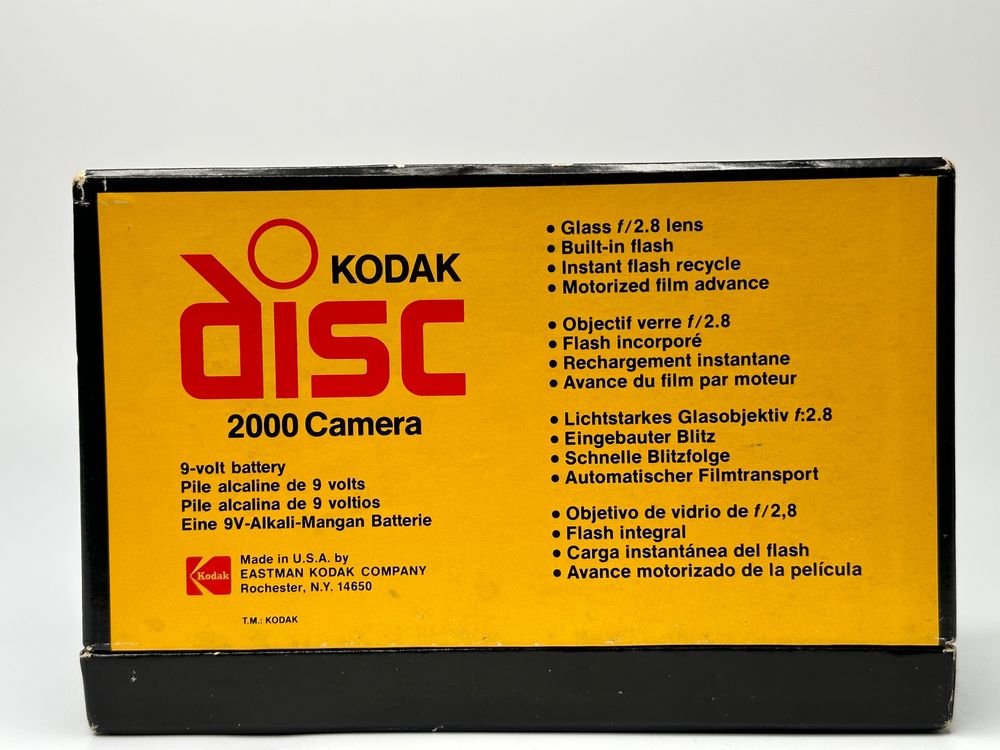Kodak Disc 2000 Vintage Retro Space Age Kamera (Gebraucht) in zuchwil ...