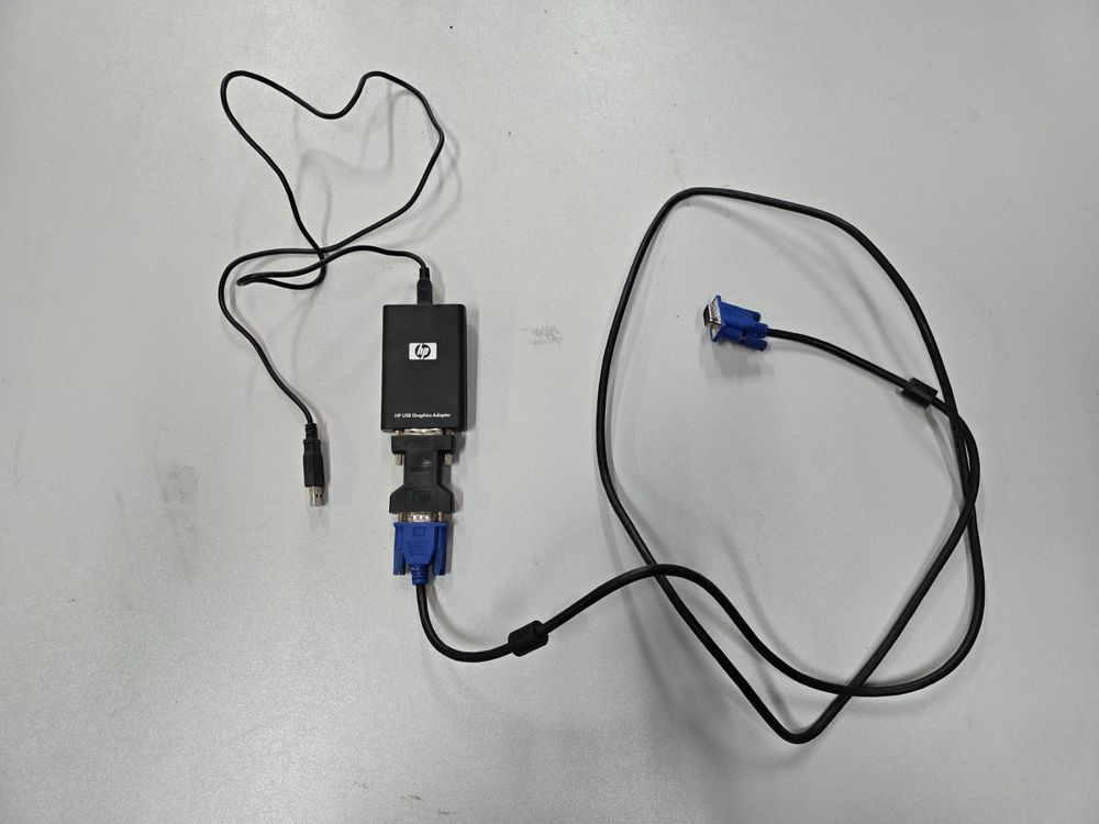 HP USB Graphics Adapter AN2464 mit Kabeln ab 1.- (Gebraucht) in Krinau ...