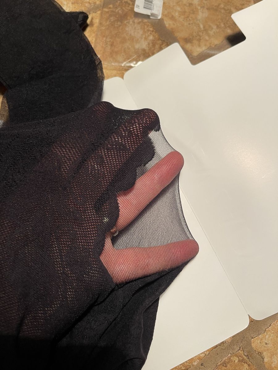 Chic Collant Golden Lady -con mutandine di pizzo-M/L-nuovo (Nuovo e ...