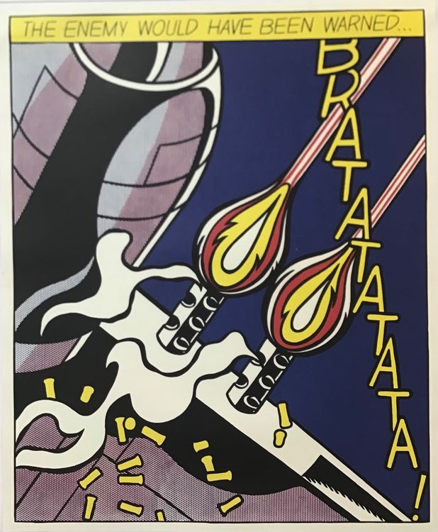 Roy LICHTENSTEIN (1923-1997) Grosse Serigraphie | Kaufen auf Ricardo