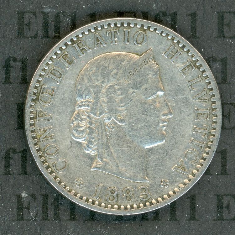 CHF___0.20 1883 ss 20 Rappen (Gebraucht) in Widnau für CHF 3 – mit Lieferung auf Ricardo kaufen