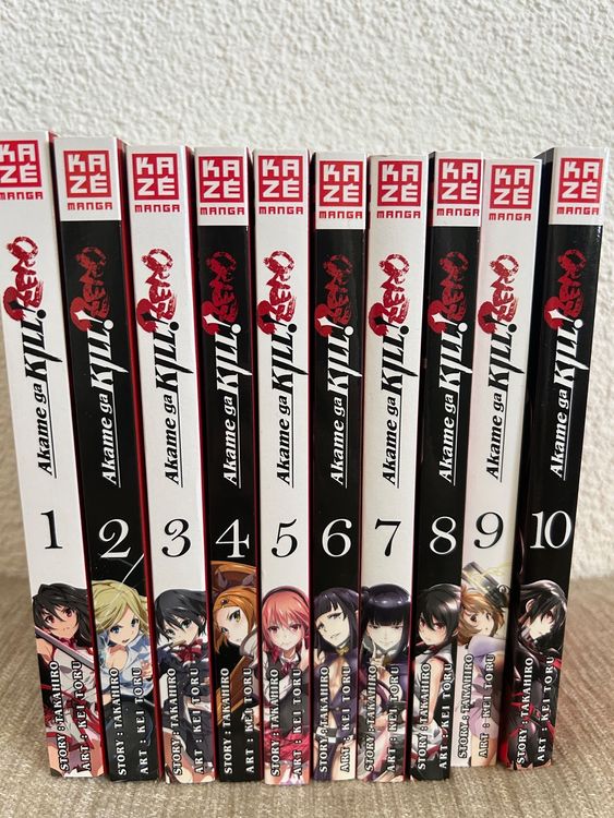 Akame ga Kill Zero 1-10 (komplett, mit Extra) | Kaufen auf Ricardo