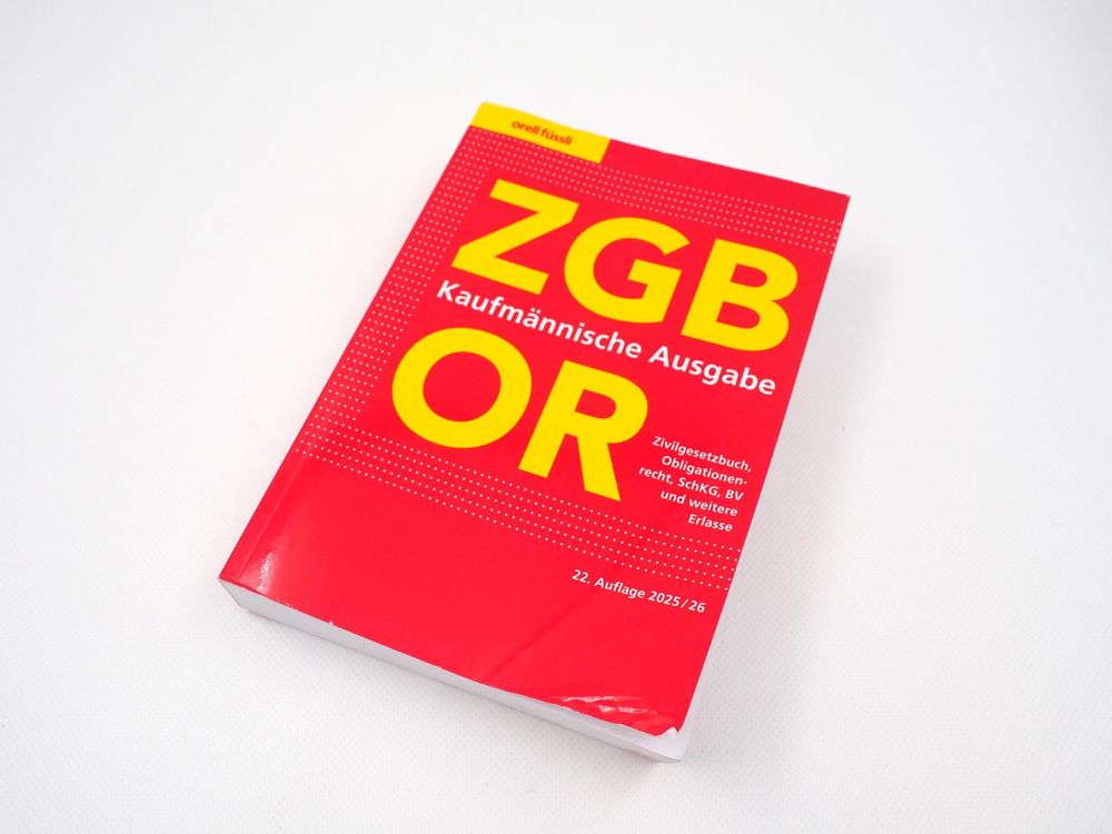 ZGB OR Kaufmännische Ausgabe 2025 /2026 (25081699PL) (Neu (gemäss ...