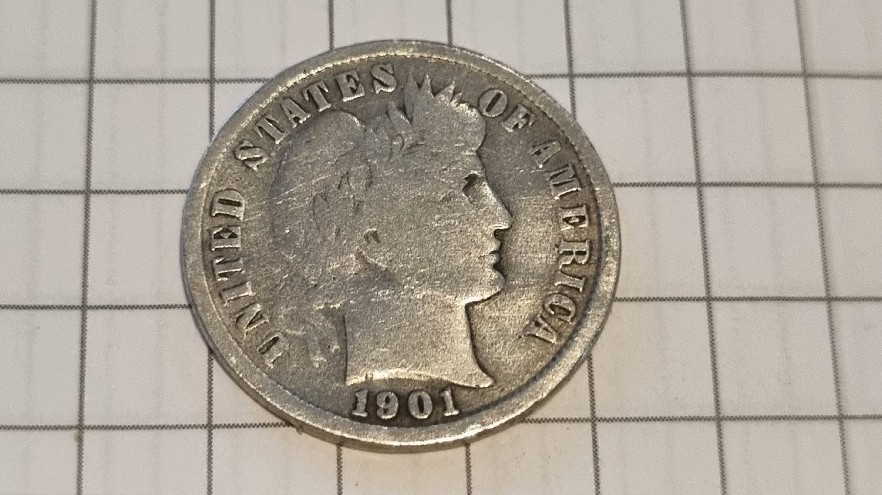 Pièce de 10 cents US 1901 - silver (D'occasion) à Vésenaz pour CHF 5 ...