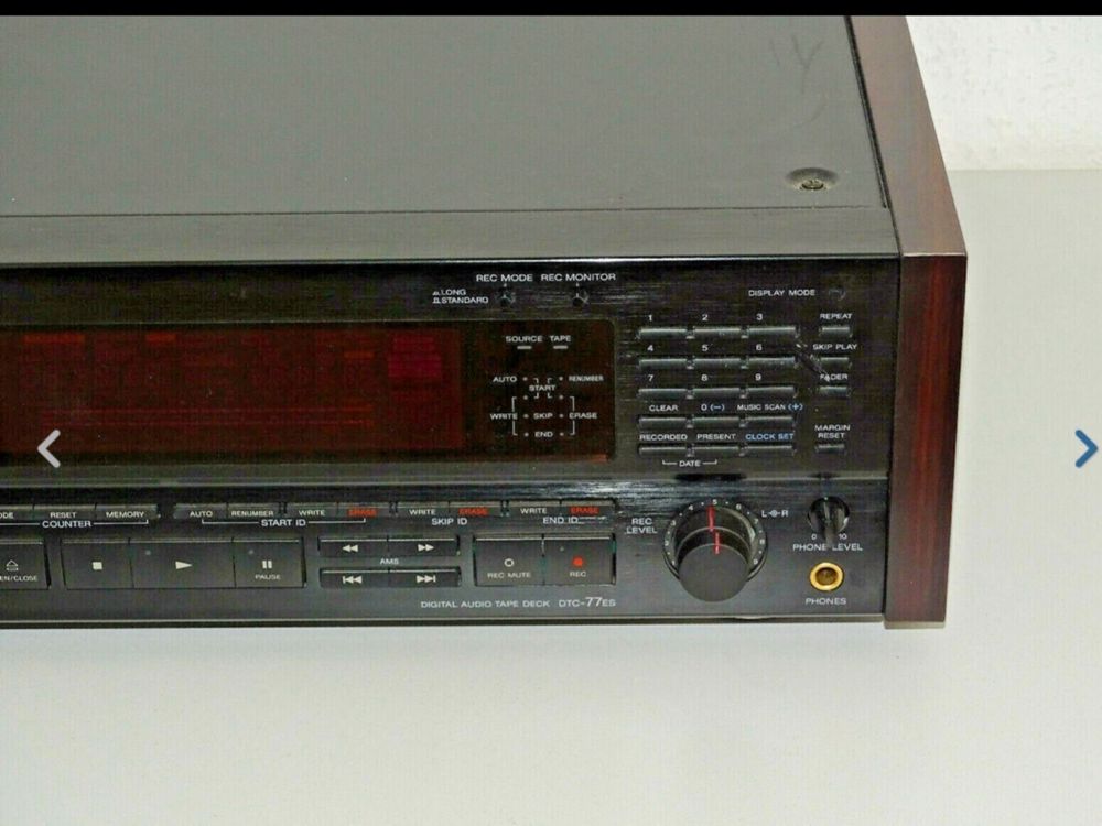 High End DAT Recorder Sony 77ES lieferung gratis (Gebraucht) in Thun ...