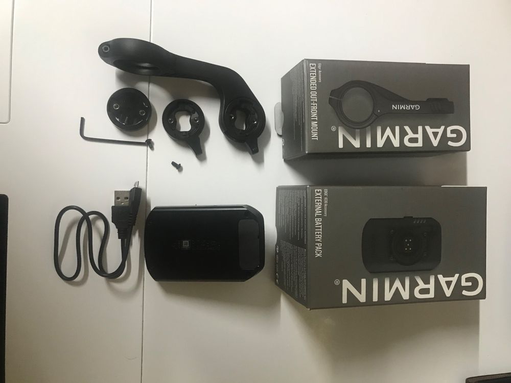 Garmin Externe Battery Pack und Extended Out-Front Mount (Gebraucht) in ...