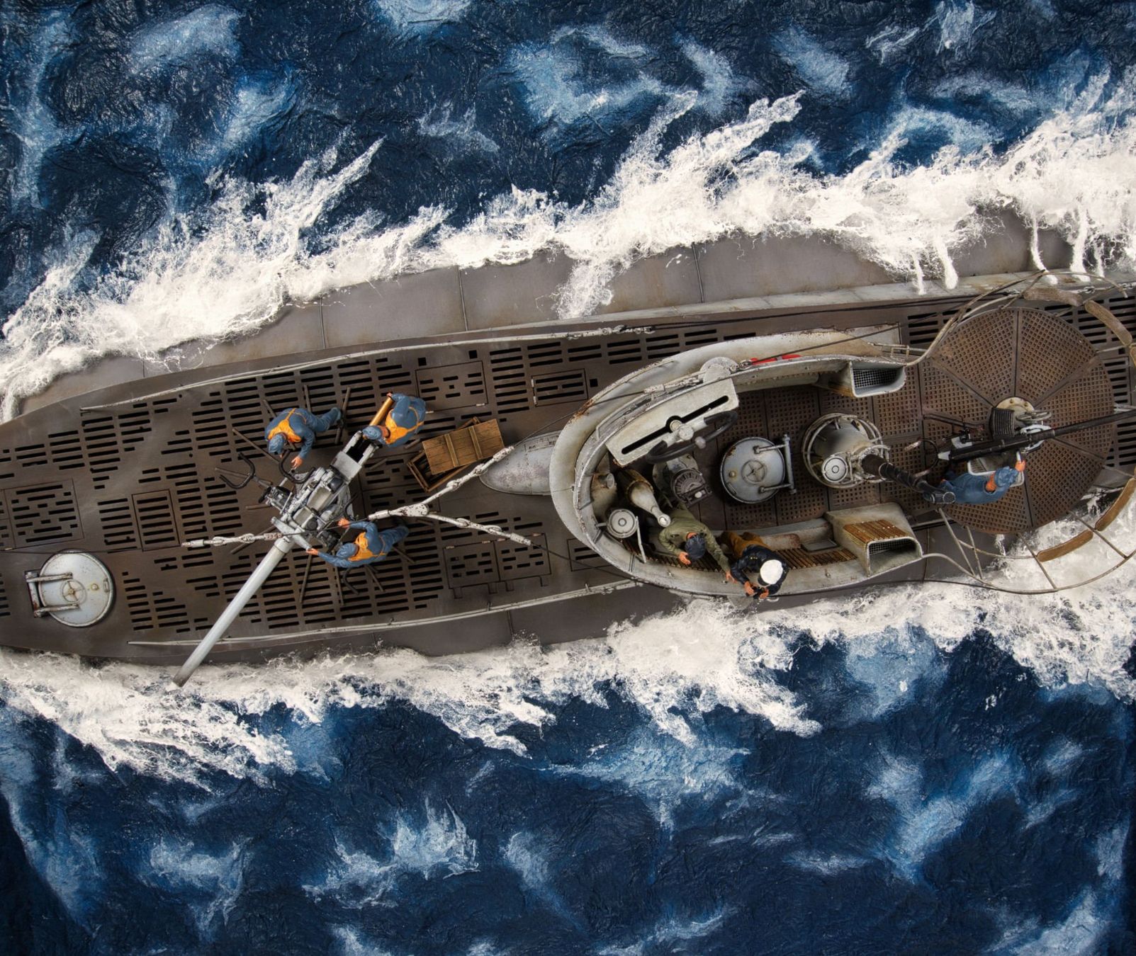 U-Boot Diorama (Type VII-C - Das Boot) in 1:35 Masstab (Gebraucht) in ...