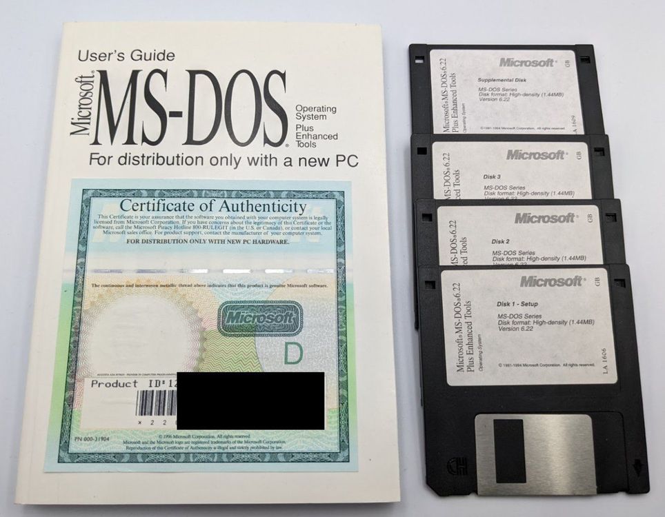 Microsoft MS Dos 6.22 (Neu (gemäss Beschreibung)) in Bad Ragaz für CHF ...