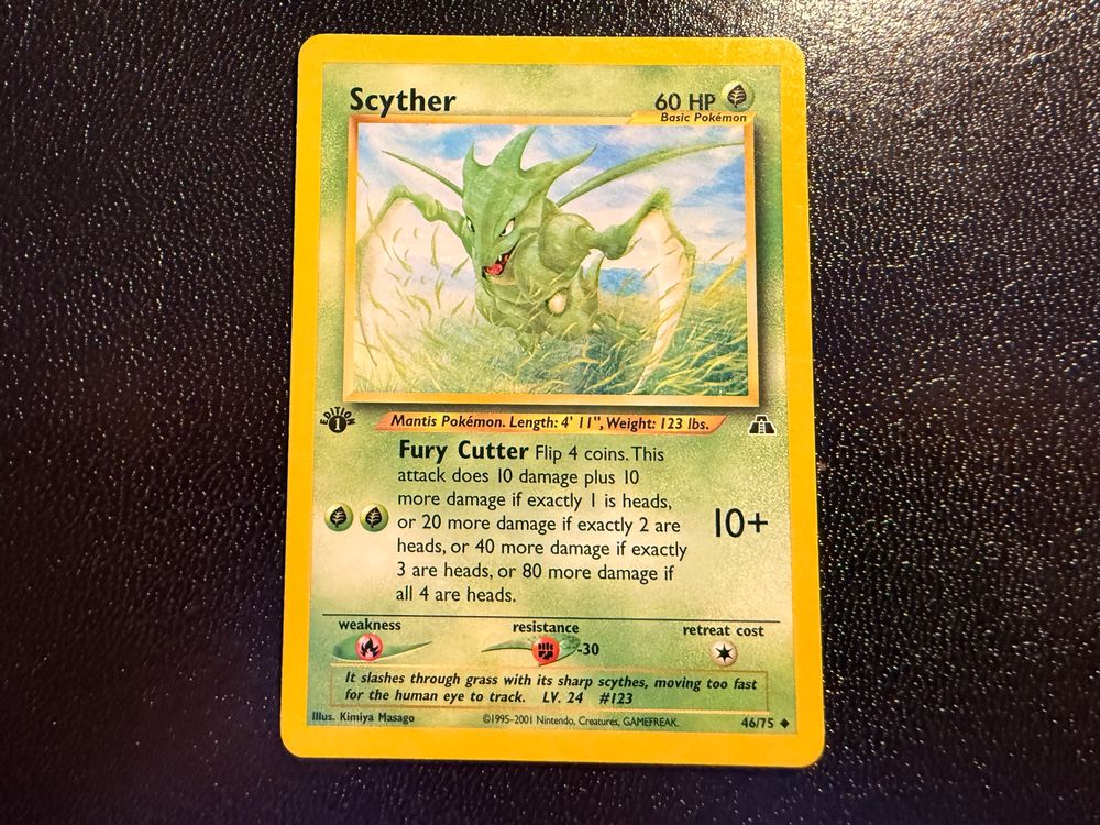 1. Edition Scyther 46/75 Neo Discovery Pokémon 2001 (Gebraucht) in ...