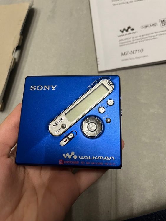 NetMO Walkman MZ-N710 blau von Sony | Kaufen auf Ricardo