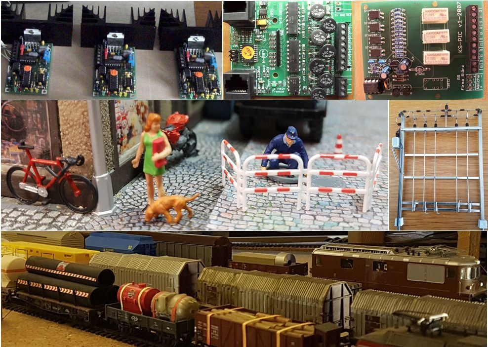 * Rollmaterial, H0, digital für 92 Weichen, Landschaft * (Gebraucht) in ...