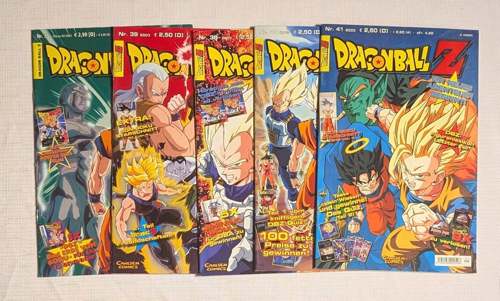 5x DRAGONBALL Z Comics aus dem Jahr 2003 (Neu (gemäss Beschreibung)) in ...