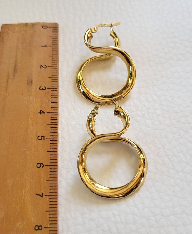 18 Karat 750 Gold Ohrringe | Kaufen auf Ricardo