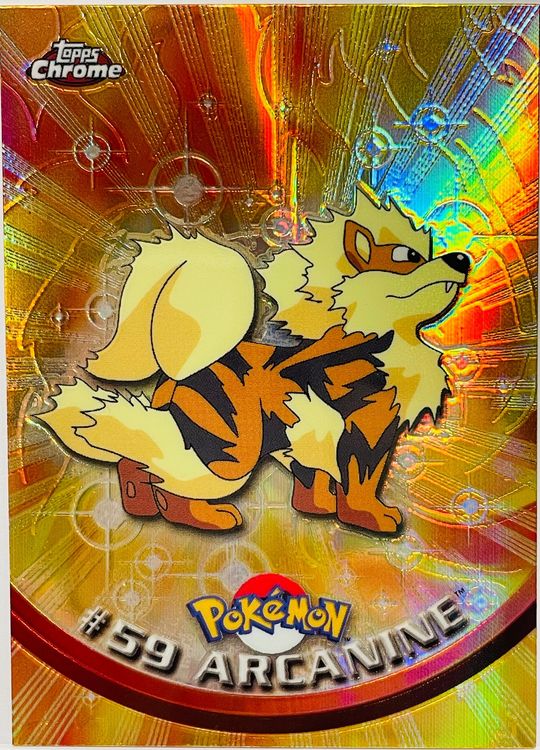 topps - Pokémon - VARIANTE #59 Arcanine, SPECTRA-CHROME (Neu (gemäss Beschreibung)) in Reinach ...
