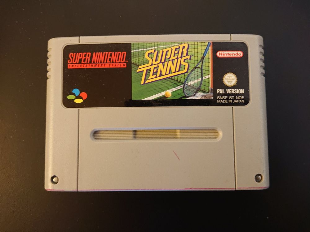 Super Nintendo SNES - Super Tennis - Modul - NOE - Original (Gebraucht ...