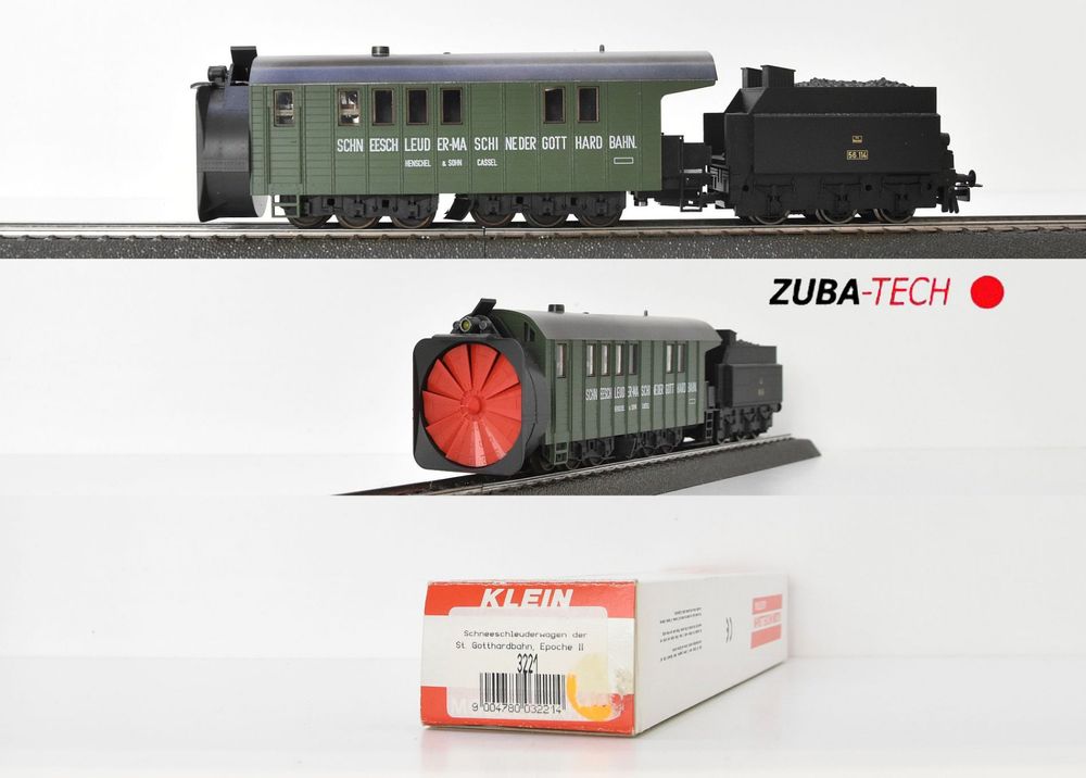 Kleinbahn 3221 Schneeschleuder GB H0 GS Analog mit OVP (Gebraucht) in ...