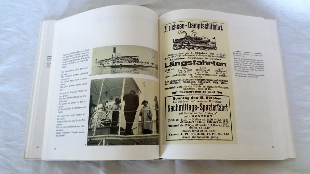 150 Jahre Dampfschiffe auf dem Zürichsee / Buch ab Fr. 6.- (Gebraucht) in Bellach für CHF 6 ...