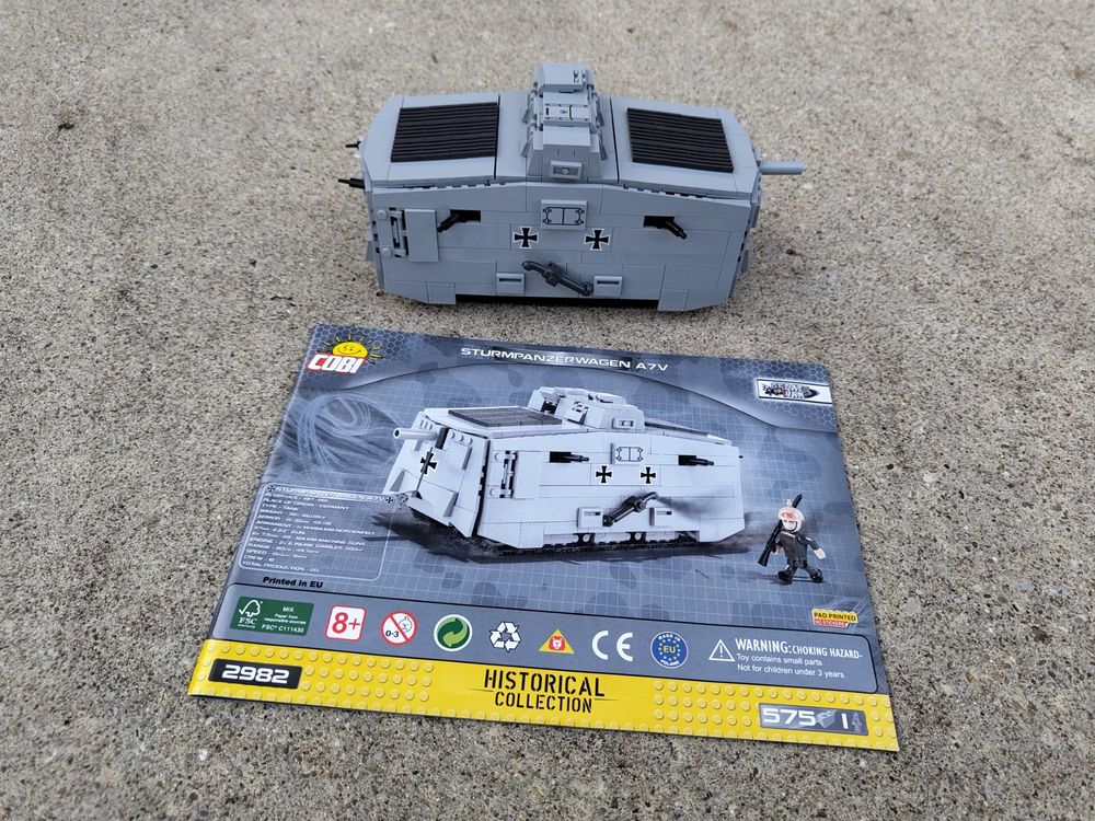 Cobi A7V Panzer (inkl. Bauanleitung), mit LEGO kompatibel | Kaufen auf ...