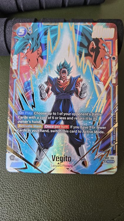 Dragon ball card Vegito FB02-139 Alternate Art Blazing Aura (Neu und ...