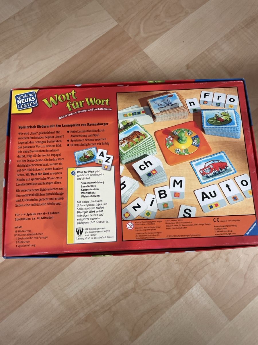 Wort für Wort Spiel - Wörter lesen,schreiben und buchstabien (Gebraucht ...