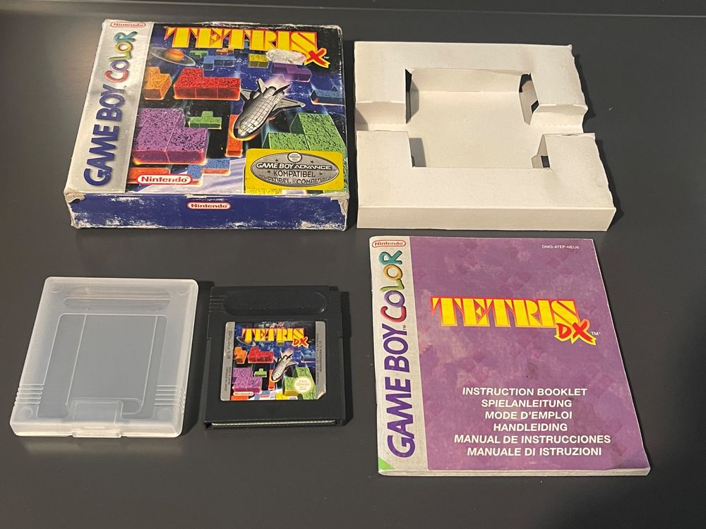 Tetris DX Game Boy Color, komplett, in OVP, stark gebraucht (Gebraucht ...
