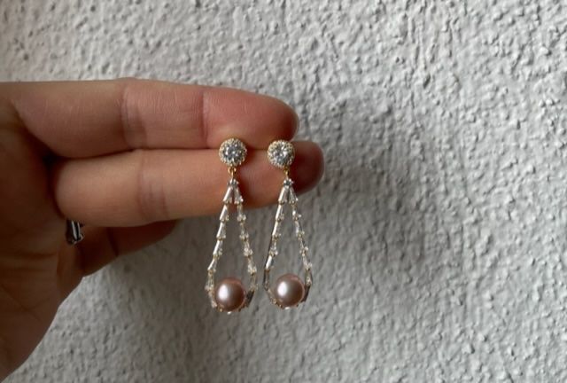 Super schöne Perlen Ohrringe Silber 925 | Kaufen auf Ricardo