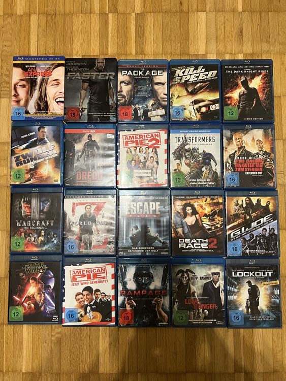 Set à 20 Blu-ray Disc‘s (Gebraucht) in Biel/Bienne für CHF 20 – mit ...
