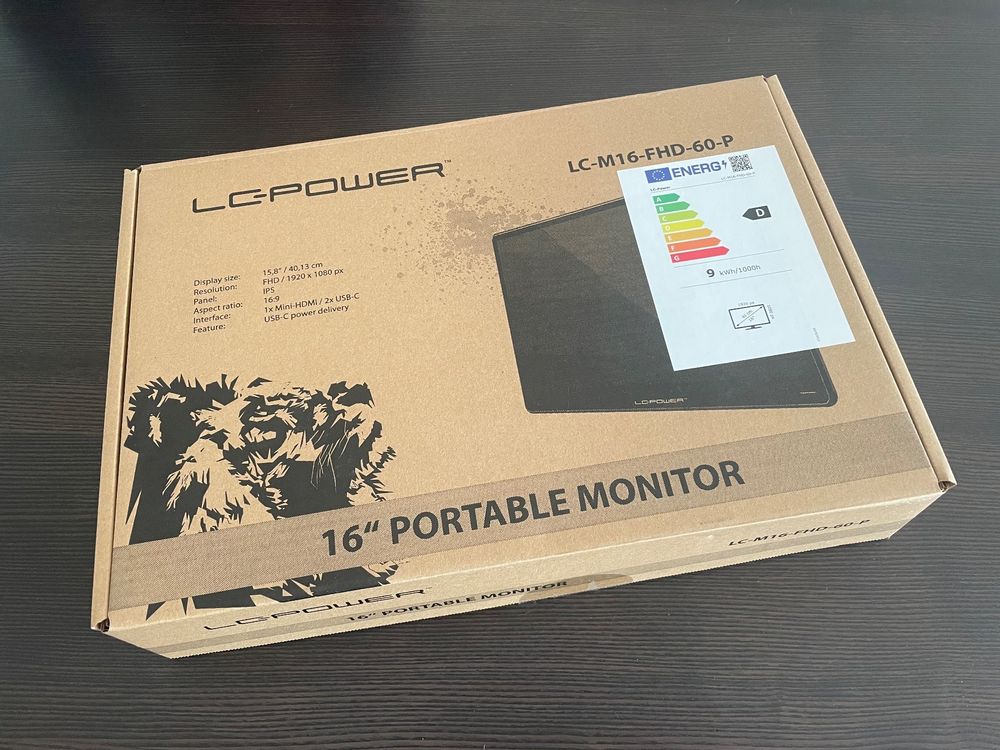 Mobiler Monitor von LC Power LC-M16-FHD-60-P | Kaufen auf Ricardo