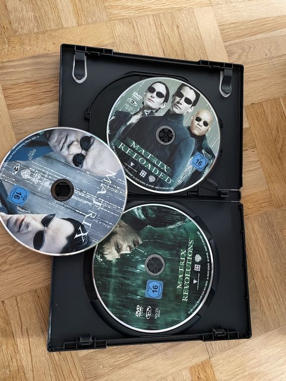 Matrix DVD Trilogie - Reloaded, Revolutions, Matrix (Gebraucht) in ...