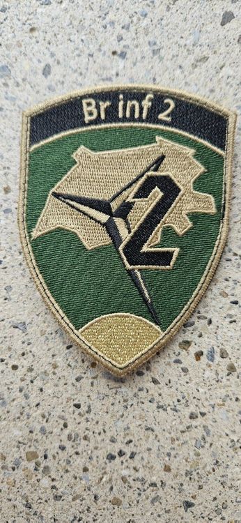 Badge Infanterie Br inf 2 gold mit klett *** (Neu und originalverpackt ...