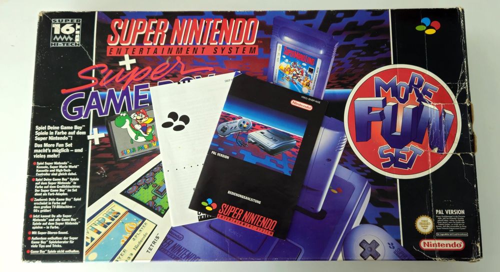 Originalverpackung Super Nintendo More Fun Set (Gebraucht) in ...