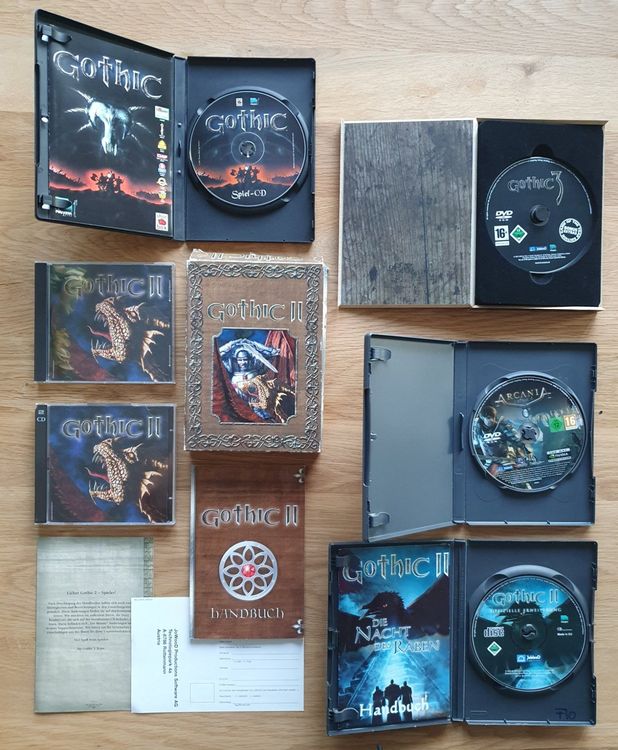 PC Games Gothic 1-4 Bundle (Gothic 2 Semi Big Box) (Gebraucht) in ...