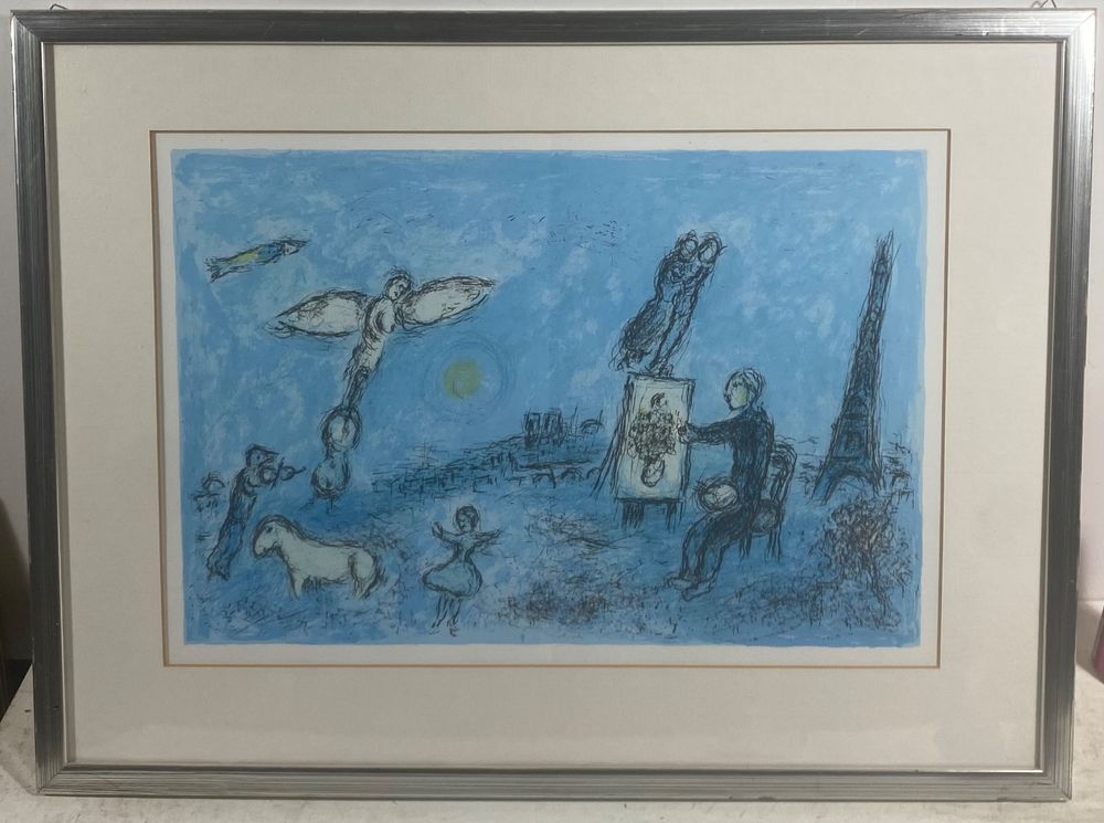 Marc CHAGALL (1887-1985) Lithigraphie (Gebraucht) in Root für CHF 44 – mit Lieferung auf Ricardo ...