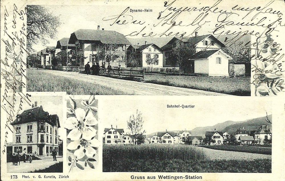 AK GRUSS a. WETTINGEN - STATION 1910 3 BILD. DYNAMO HEIM etc (Gebraucht) in Aarau für CHF 27 ...