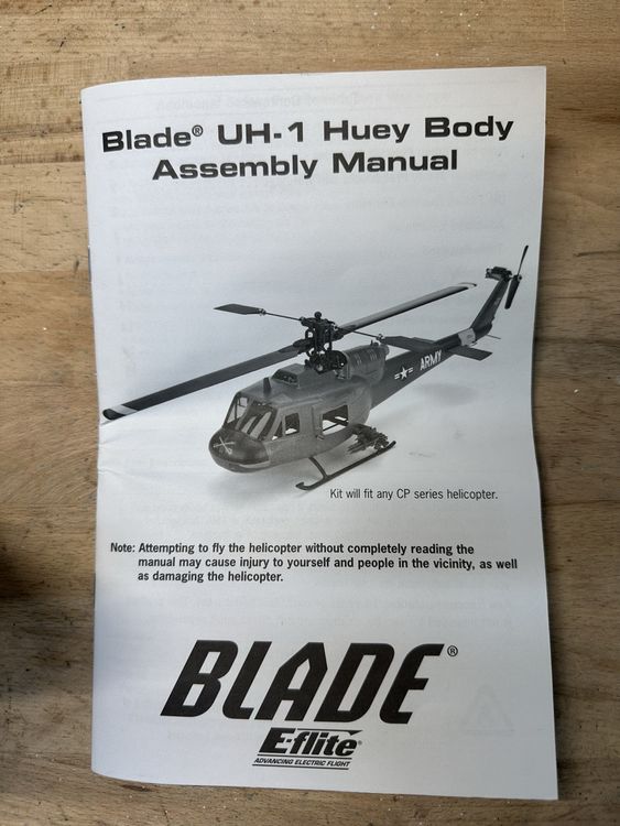 Blade SR BNF inklusive UH-1 Huey Rumpf (Gebraucht) in Mauensee für CHF ...