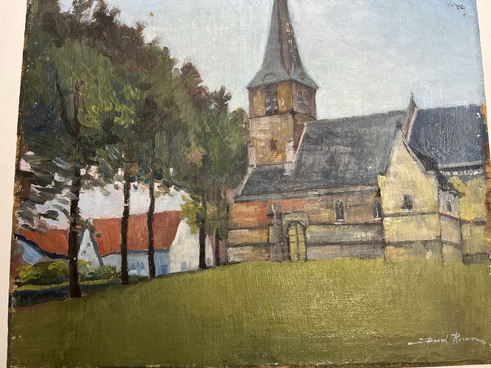 Ölgemälde Chapelle de Ste Anne, David Rosan 1935 (obP) (Gebraucht) in ...