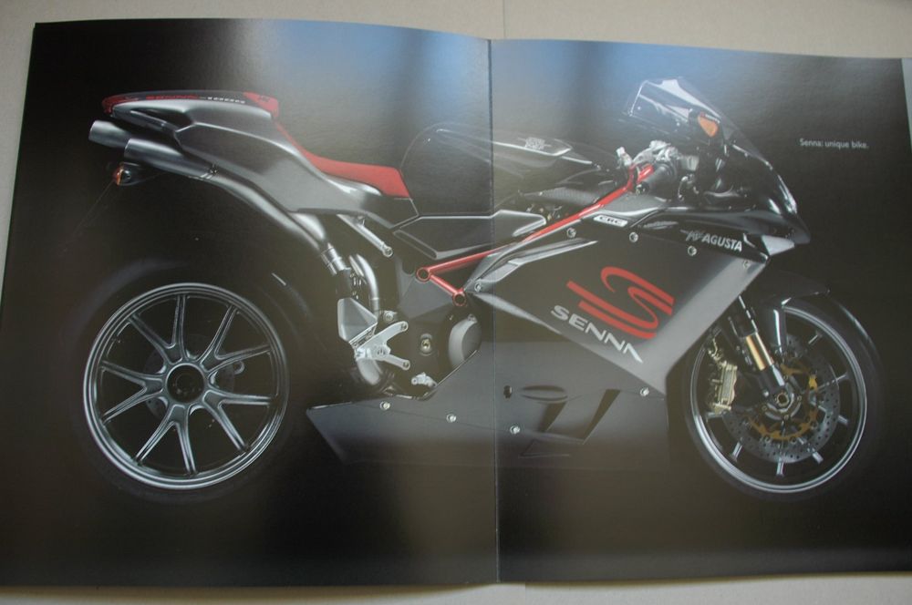 MV Agusta F4 Senna Lim. Edition - Seltenes Originalprospekt (Neu ...