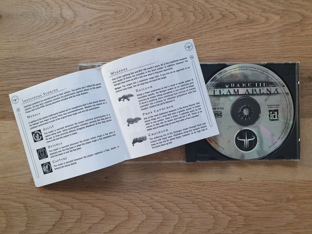 PC Spiel Quake 3 Team Arena (1999) Big Box (Gebraucht) in Greifensee ...