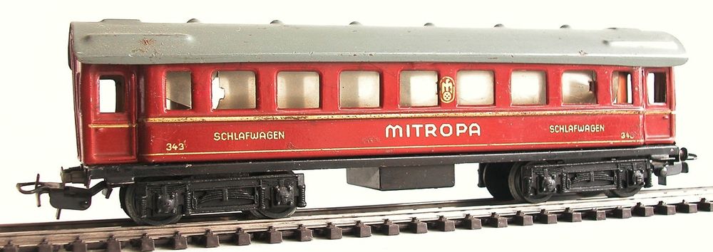 Märklin alter Schlafwagen MITROPA 343 Spur H0 | Kaufen auf Ricardo