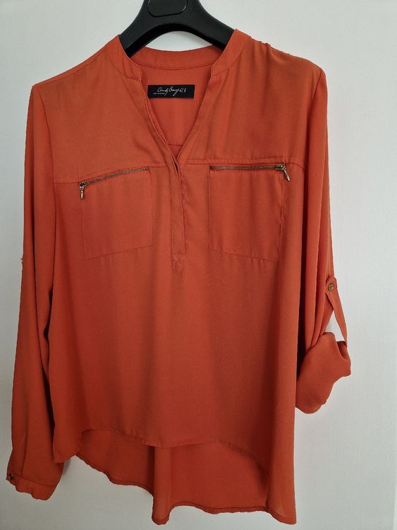 Bluse (Orange) von Cindy Crawford | Kaufen auf Ricardo