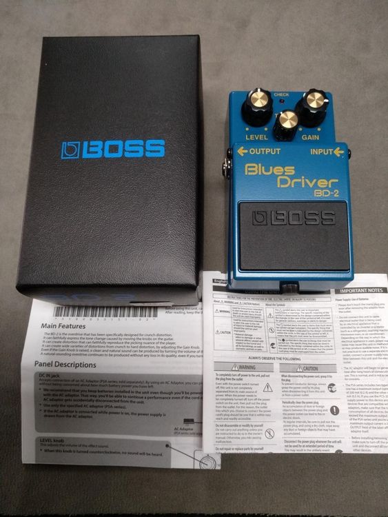 Boss BD2 Blues! Must have on pedalboard! New from our shop! (Neu und ...