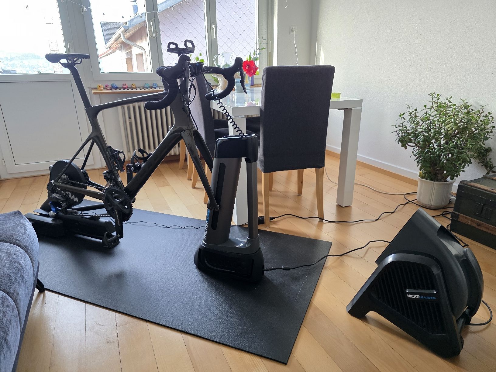Komplettes Indoor Cycling Setup Wahoo Kickr Move (Neu (gemäss ...