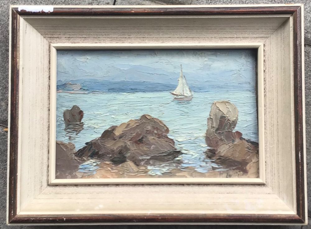 Antike See Landschaft Gemälde Unleserlich Signiert (Gebraucht) in Root für CHF 20 – mit ...